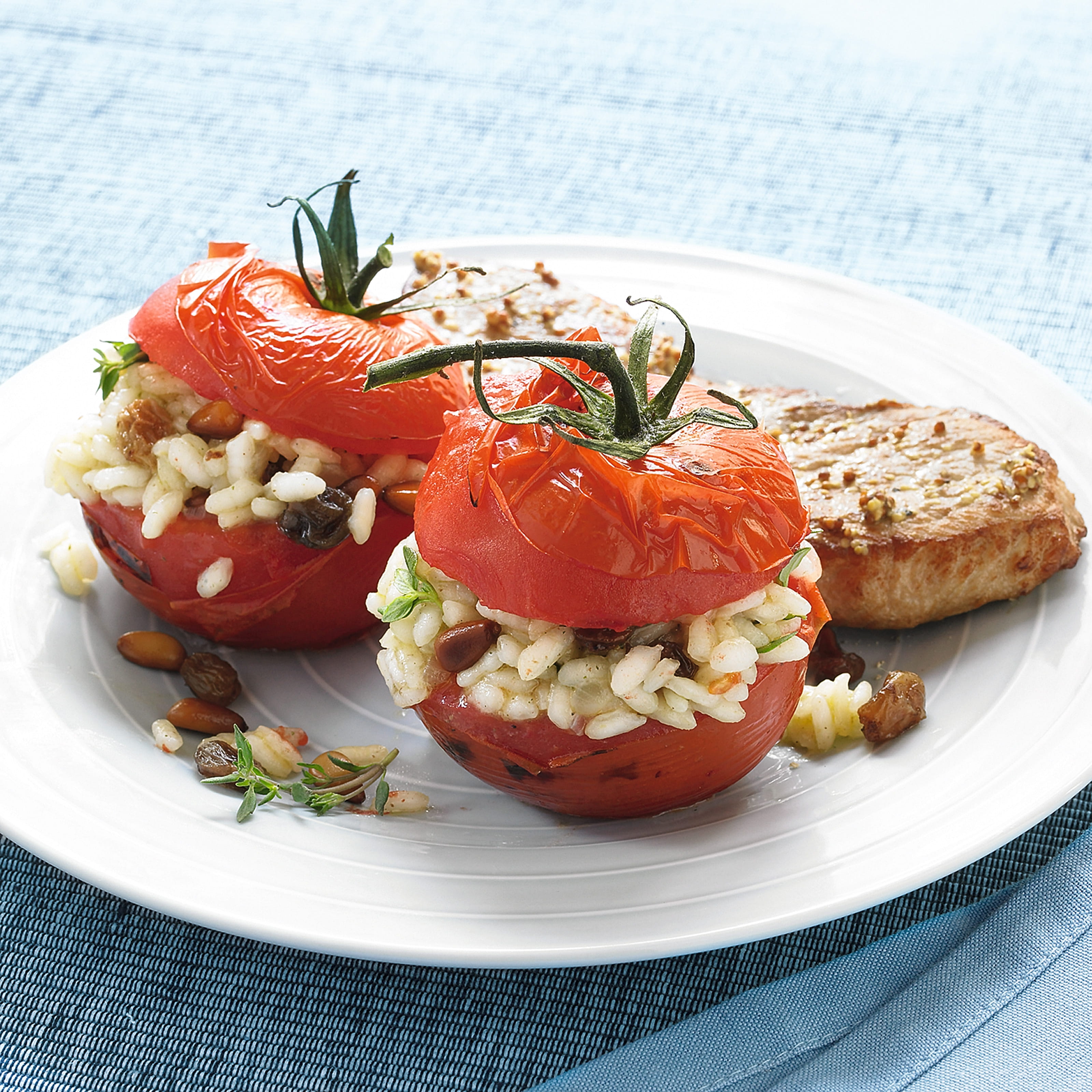 Tomaten gevuld met risotto | Solo